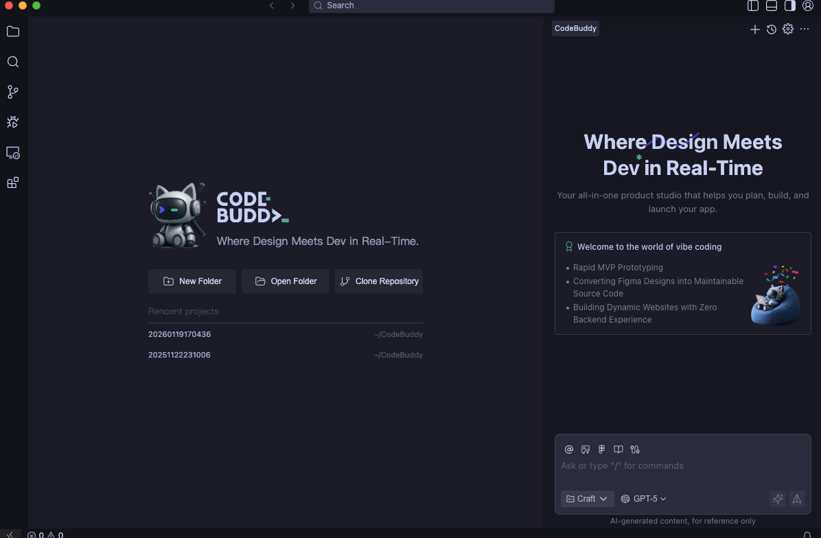 Tencent Cloud Code Assistant CodeBuddy – AI Code Editor